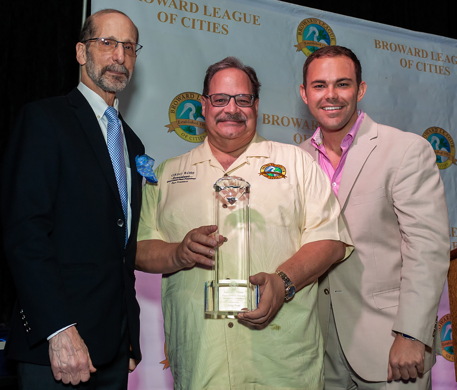 Mayor Greg Ross receives Broward League of Cities 2018 Samuel S. Goren ...